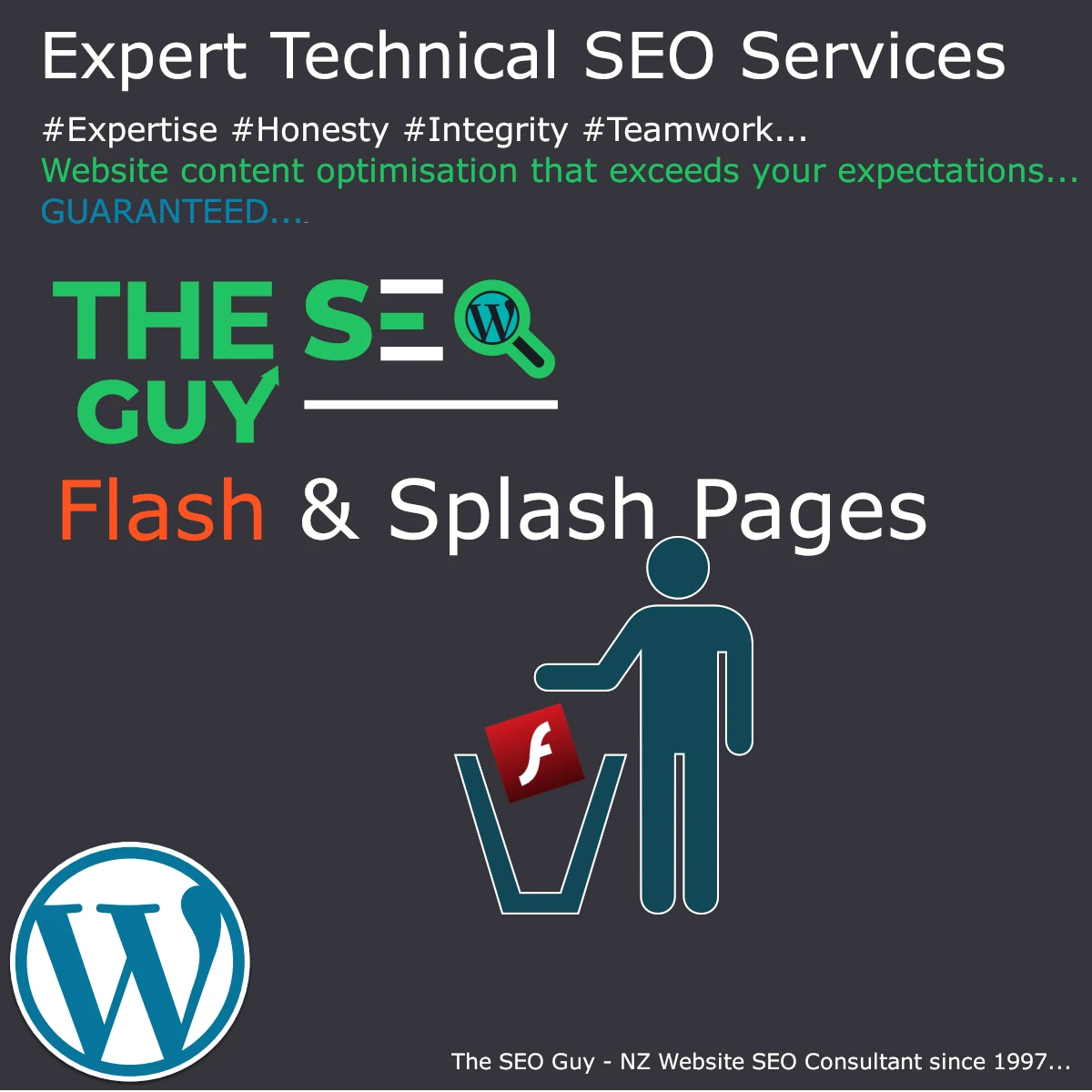 Bad Content - Flash, Wussy Words, No USP or CTA » The SEO Guy